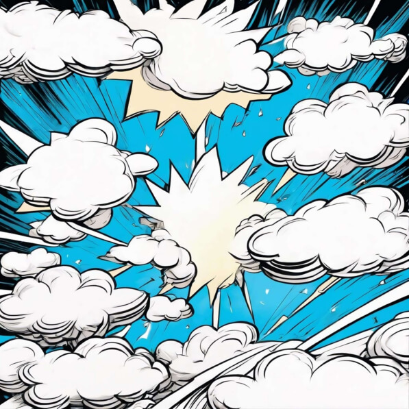 Download Comic Book Style Clouds with Explosion Backgrounds Online ...