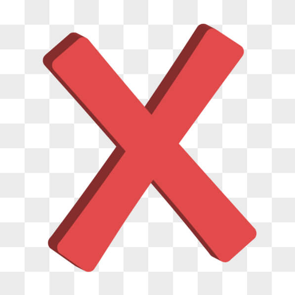 Red X PNG - Download Free & Premium Transparent Red X PNG Images Online ...