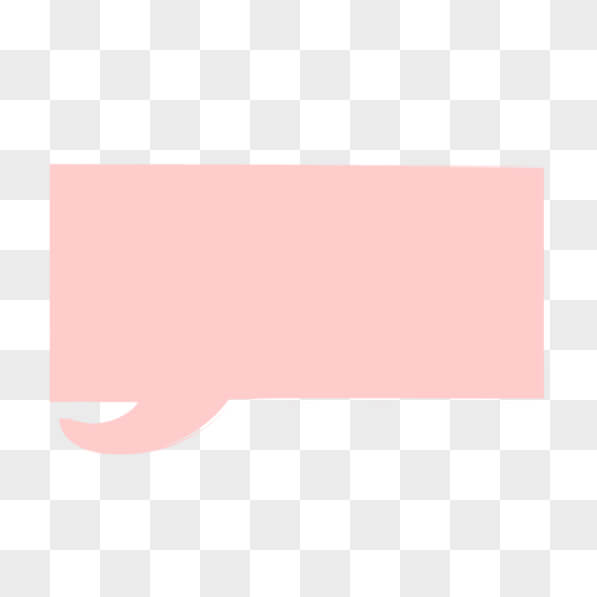 Download Pink Speech Bubble for Non-Verbal Communication PNG Online ...