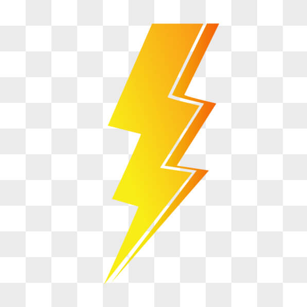 Download Yellow Lightning Bolt Logo on Black Background PNGs Online ...