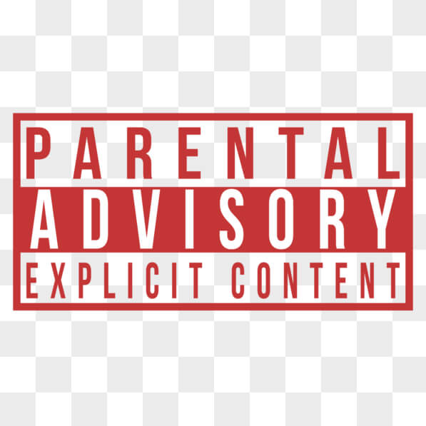 Descarga Logotipo de Contenido Explícito con Aviso Parental y Signo de ...