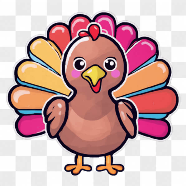 Download Cartoon Turkey for Thanksgiving Celebrations and Holidays ...