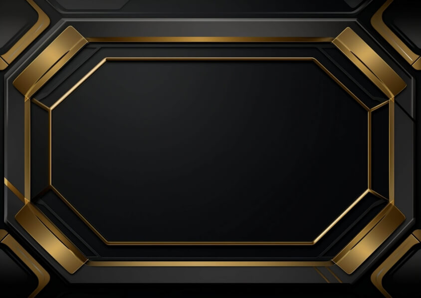 Download Black and Gold Frame Background Backgrounds Online - Creative Fabrica