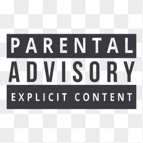 Download Parental Advisory Explicit Content Logo PNGs Online - Creative ...