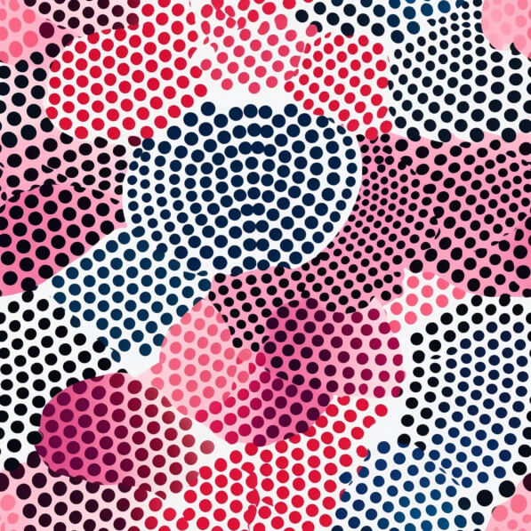 Download Seamless Dot Pattern in Pink, Blue, and Black Patterns Online ...