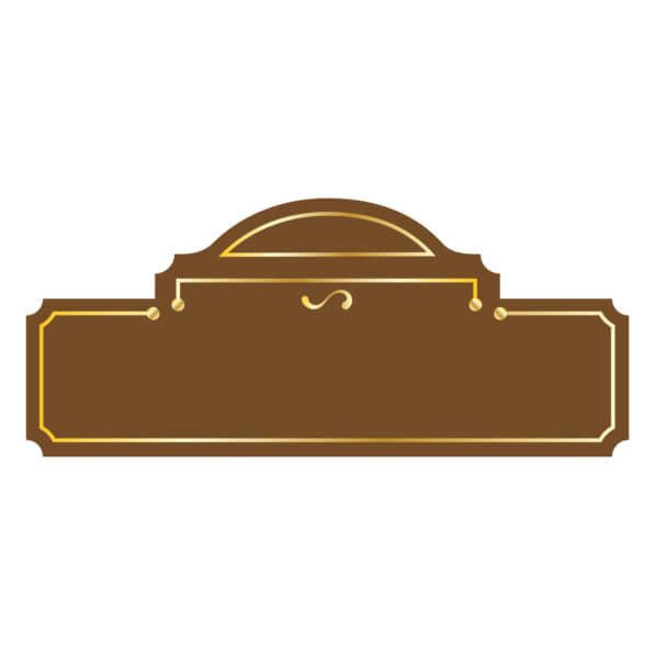 Baixe Placa Marrom Ornamentada com Linhas Direcionais Frames - Creative ...