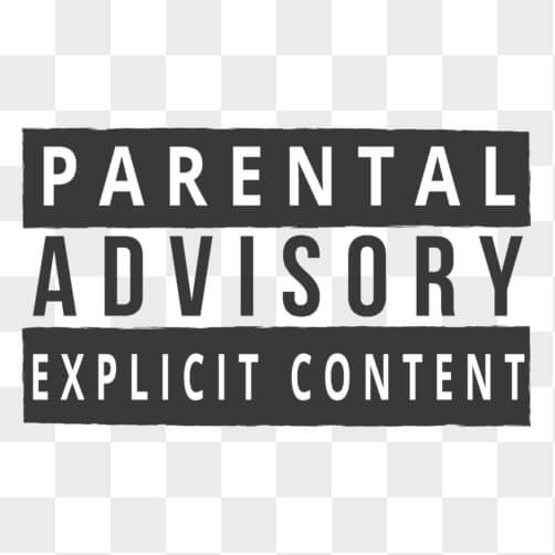Download Parental Advisory Explicit Content Logo PNGs Online - Creative ...