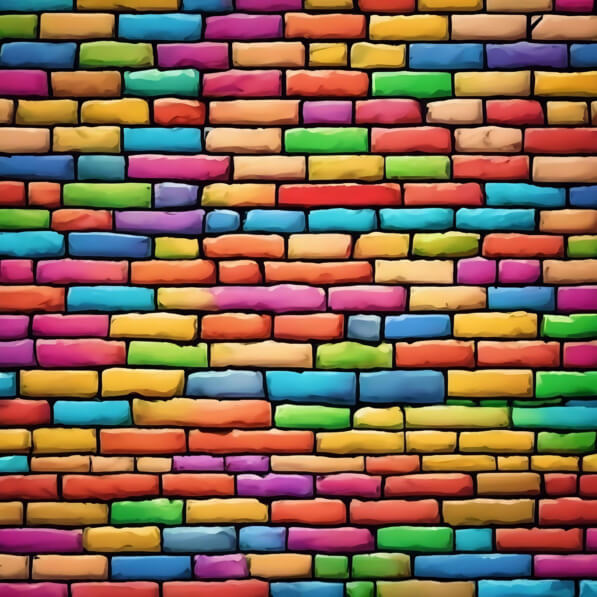 Download Colorful Brick Wall Background Backgrounds Online - Creative ...