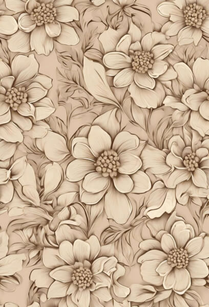Download Seamless Beige Floral Pattern for Wallpapers and Wall ...
