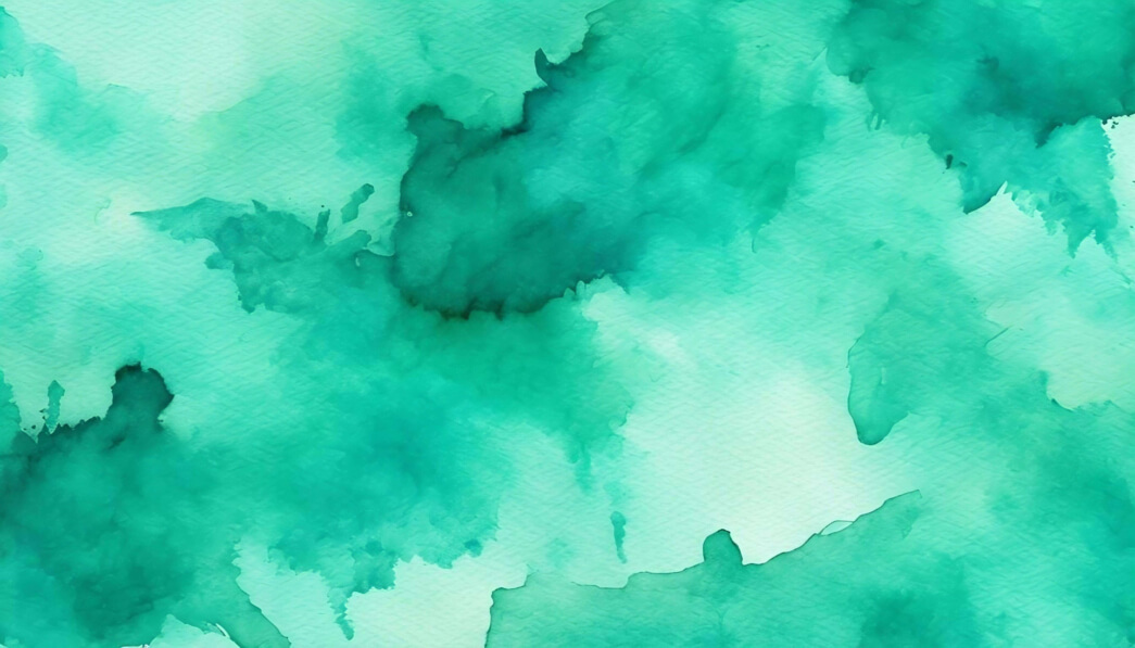 Download Teal Watercolor Painting with Green Splashes Backgrounds ...