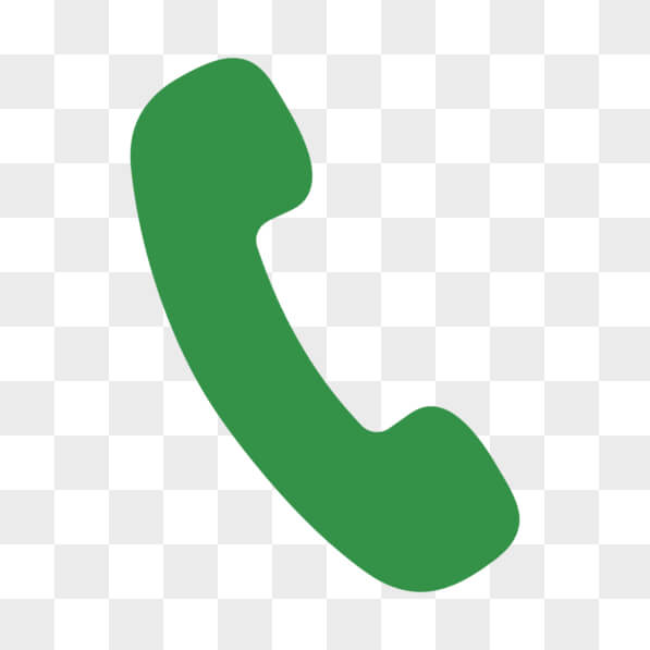 Download Green Phone Icon on Black Background PNGs Online - Creative ...