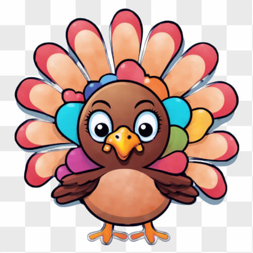 Download Festive Cartoon Turkey for Thanksgiving, Christmas, or Easter ...