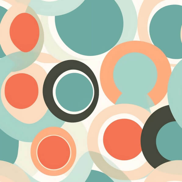 Download Colorful Abstract Circle Pattern in Blue, Green, Orange, and ...