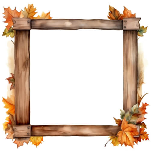 Download Colorful Autumn Background with Fall Leaves Frame Backgrounds ...