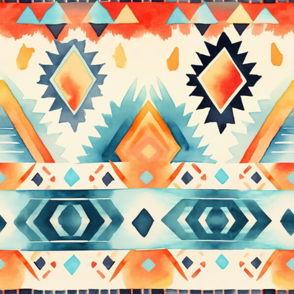 Download Colorful Abstract Geometric Pattern with Traditional Native ...