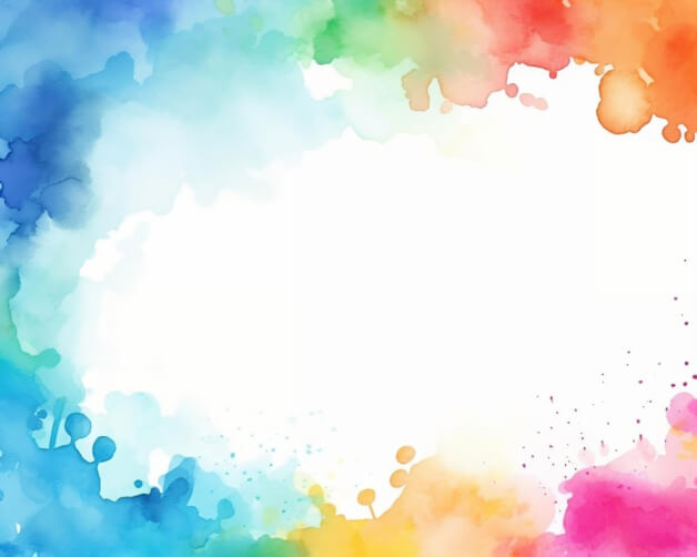 Download Colorful Watercolor Splatter Background with White Space ...