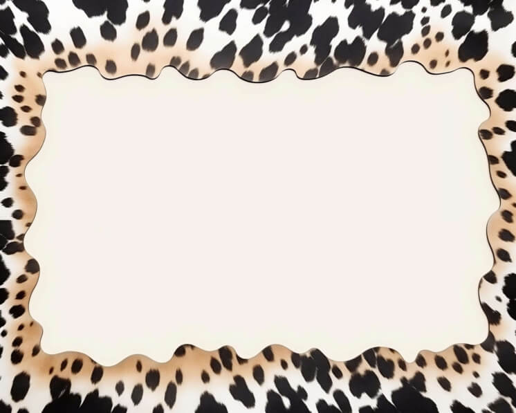 Download Black and White Leopard Print Frame for Photo Editing ...