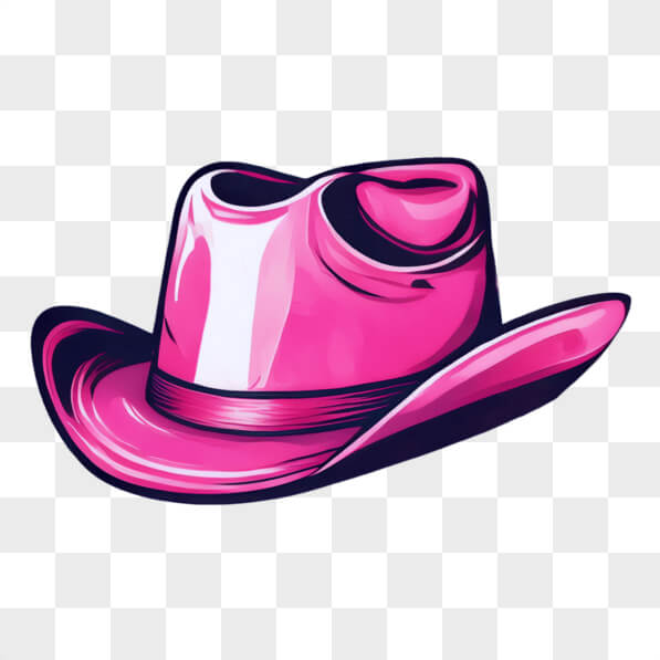 Download Pink Cowboy Hat Fashion Accessory Cartoons Online - Creative ...