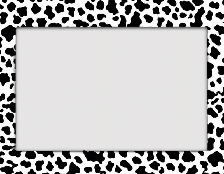 Download Black and White Cow Print Frame Backgrounds Online - Creative ...