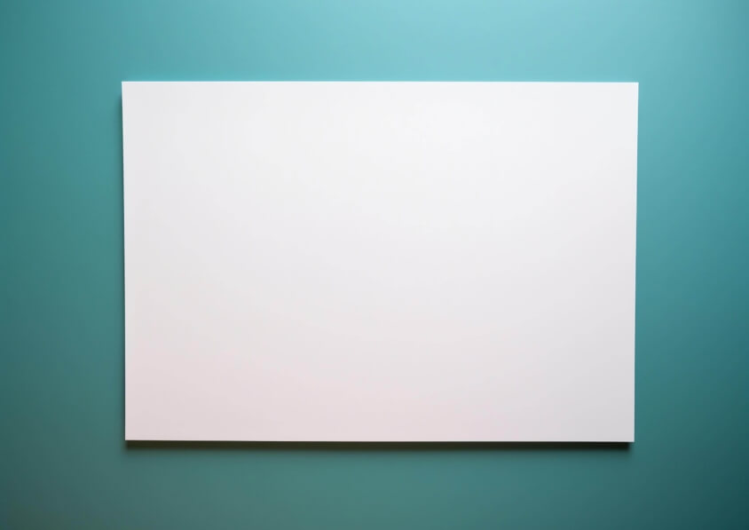 Download White Square Canvas Wall Art in Teal Blue Background Mockups ...