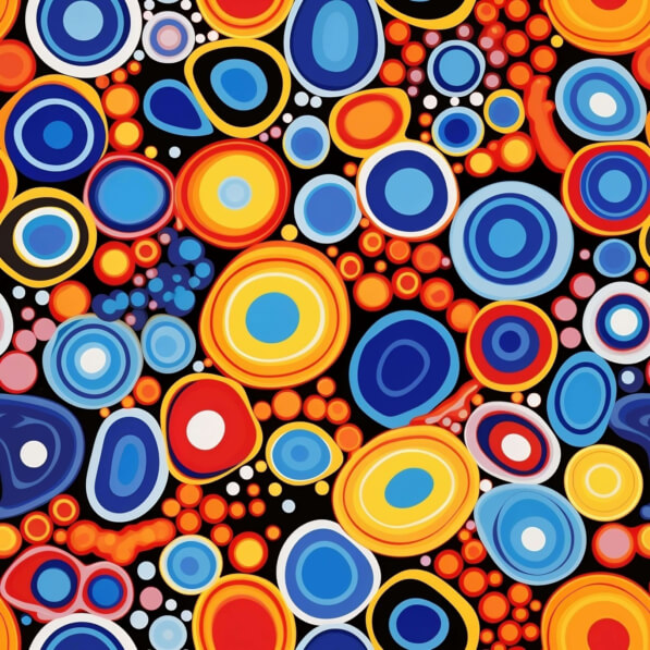Download Colorful Abstract Circles Pattern by Michelangelo Pistoletto ...