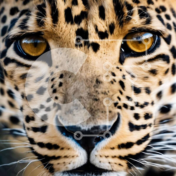 Stunning Close-up of Leopard Staring into the Distance stock photo ...