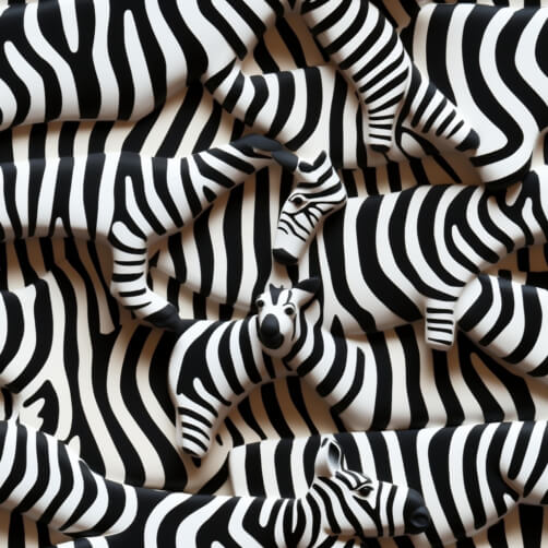 Download Unique Patterns of Zebras in a Herd Online - Creative Fabrica