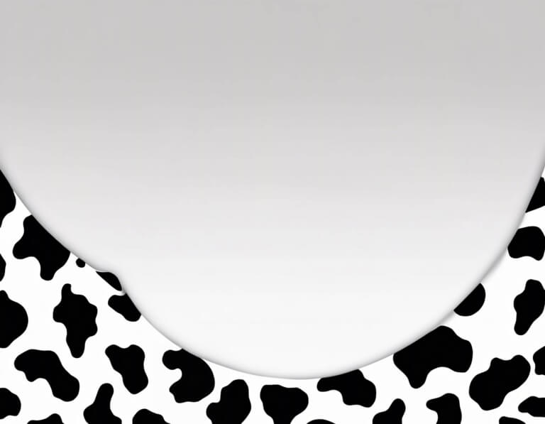 Download Black and White Cow Print Background with Oval-Shaped Hole ...