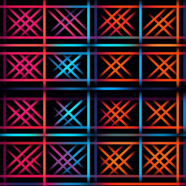 Download Colorful Grid Pattern on Black Background Patterns Online ...