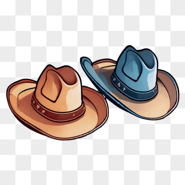 Download Two Cowboy Hats on Black Background Cartoons Online - Creative ...
