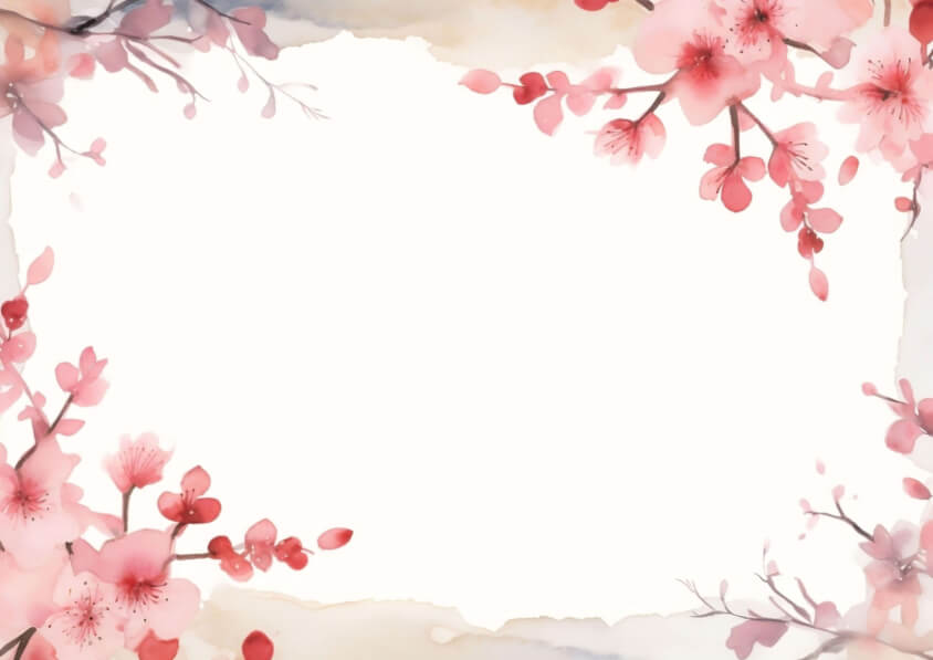 Download Torn Paper with Pink Cherry Blossoms Background Backgrounds ...
