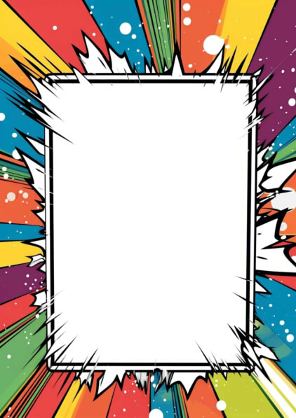 Download Colorful Comic Book Style Background with Empty Space ...