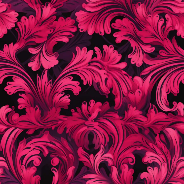 Download Pink Floral Pattern on Black Background Patterns Online ...