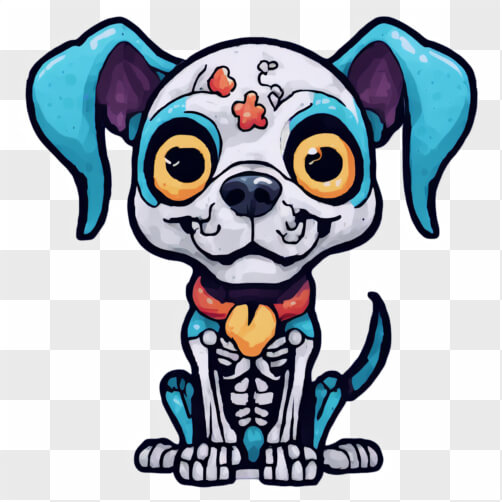 Skeleton Dog Cartoon Images - Free Download on Creative Fabrica