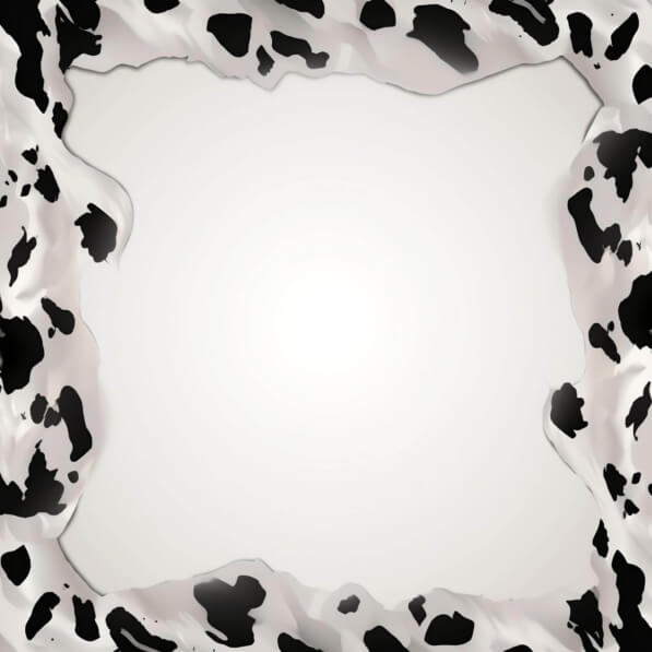 Download Black and White Cow Print Frame with Empty Space Backgrounds ...
