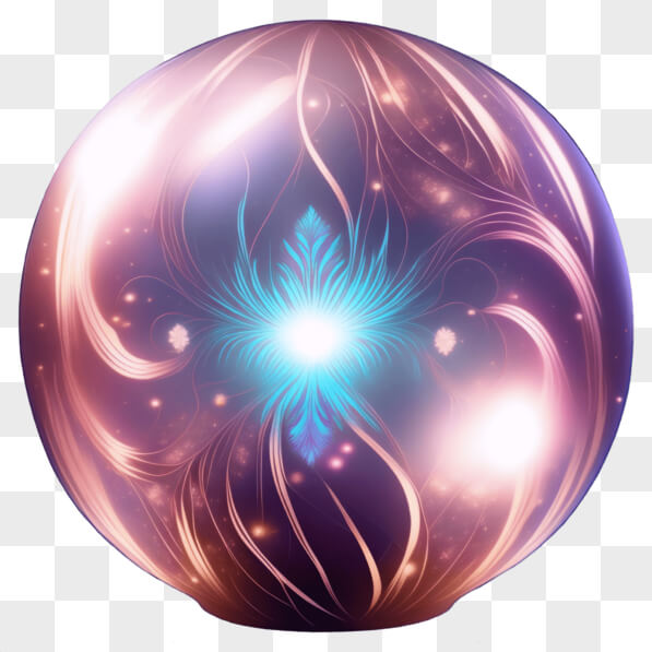 Download Purple Abstract Design Glass Ball for Spiritual Meditation ...
