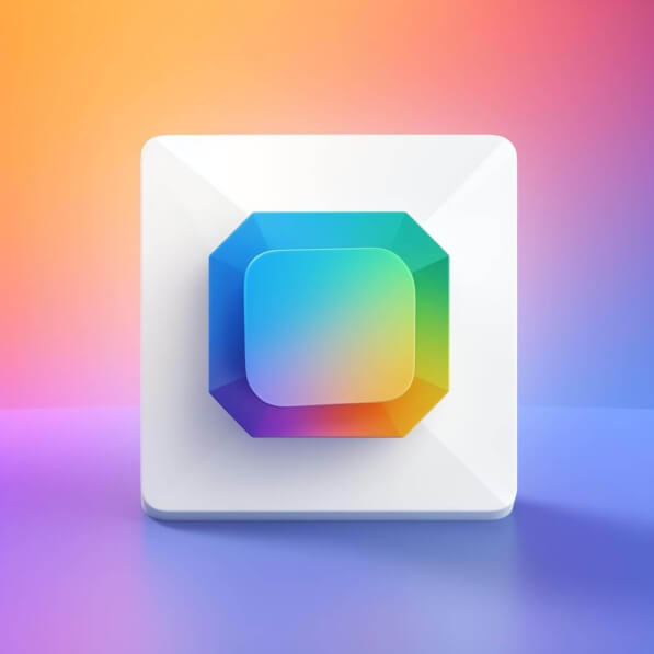 Download Colorful Gradient Square App Icon Mockups Online - Creative ...