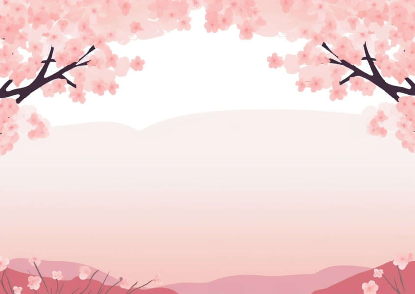 Download Pink Cherry Blossom Landscape Background Backgrounds Online ...