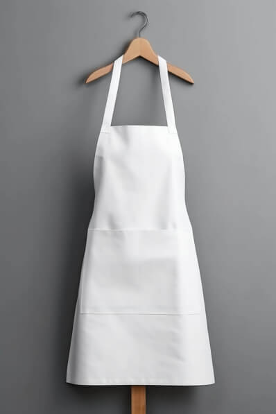 Download White Apron Hanging on Hanger Mockups Online - Creative Fabrica