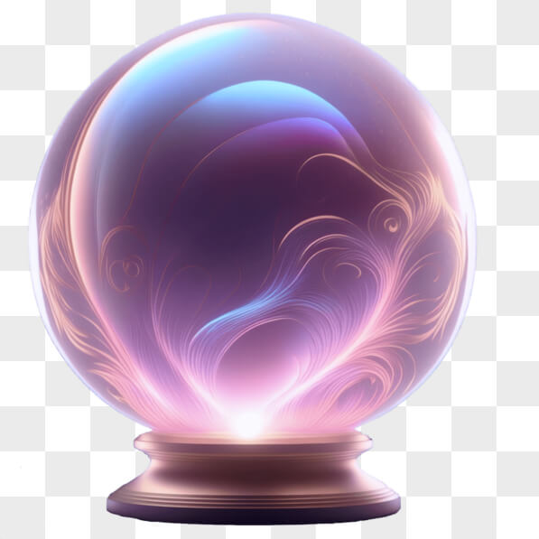Download Crystal Ball on Wooden Base for Divination and Symbolism PNGs ...
