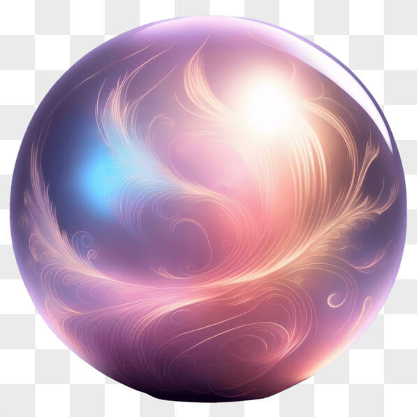 Download Abstract Sphere with Pink, Purple, and Blue Color Scheme and ...