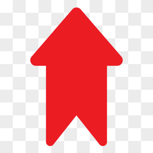 Download Red Upward Arrow Icon PNGs Online - Creative Fabrica