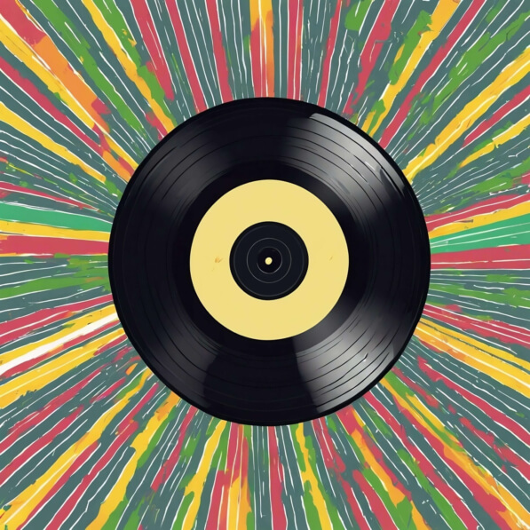 Download Colorful Vinyl Record Background for Music Genres Backgrounds ...