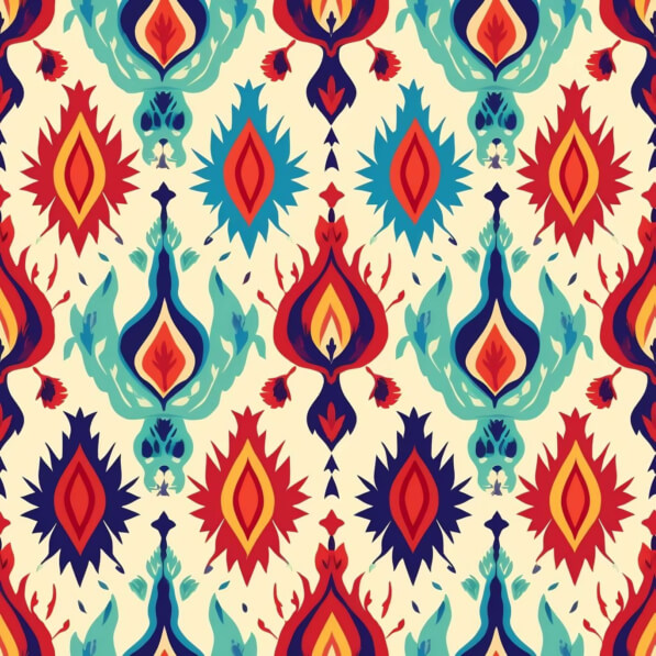 Ikat Patterns - Download Seamless Ikat Patterns for Free - Creative Fabrica