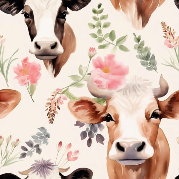 Cow Patterns - Download Seamless Cow Patterns for Free - Creative Fabrica