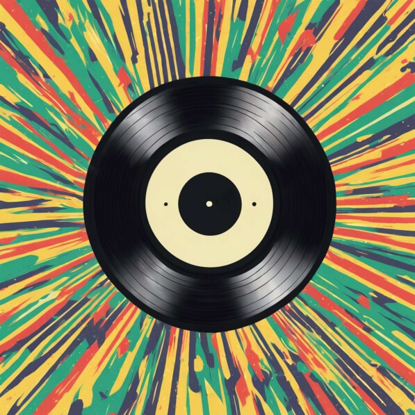Download Colorful Vinyl Record Background for Music and Art Backgrounds ...