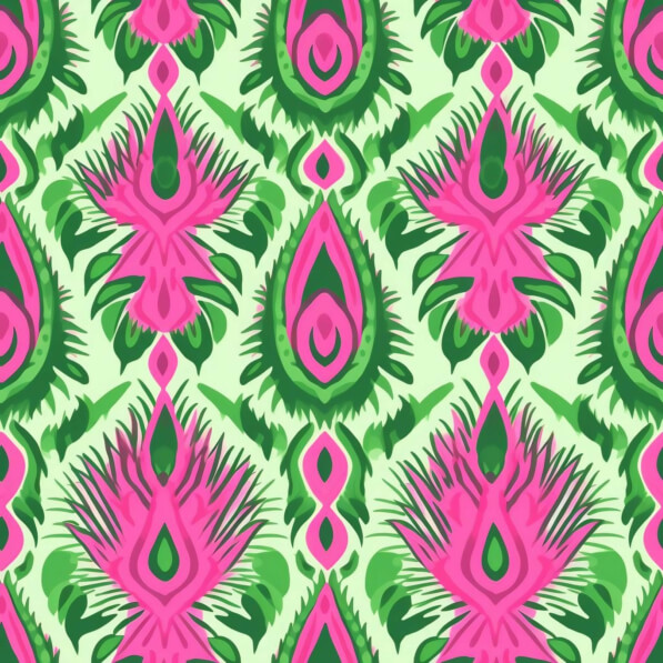 Download Pink and Green Floral Pattern Wallpaper Patterns Online ...