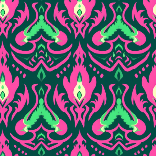 Download Elegant Pink and Green Floral Pattern Wallpaper Patterns ...
