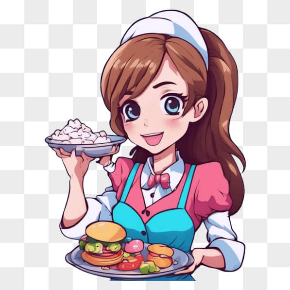 Waitress - Download Free & Premium Transparent Waitress Images Online - Creative Fabrica