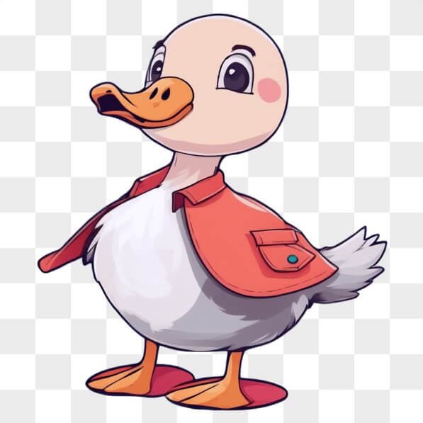 Descarga Pato de Dibujos Animados con Chaqueta Roja Cartoons En Línea ...